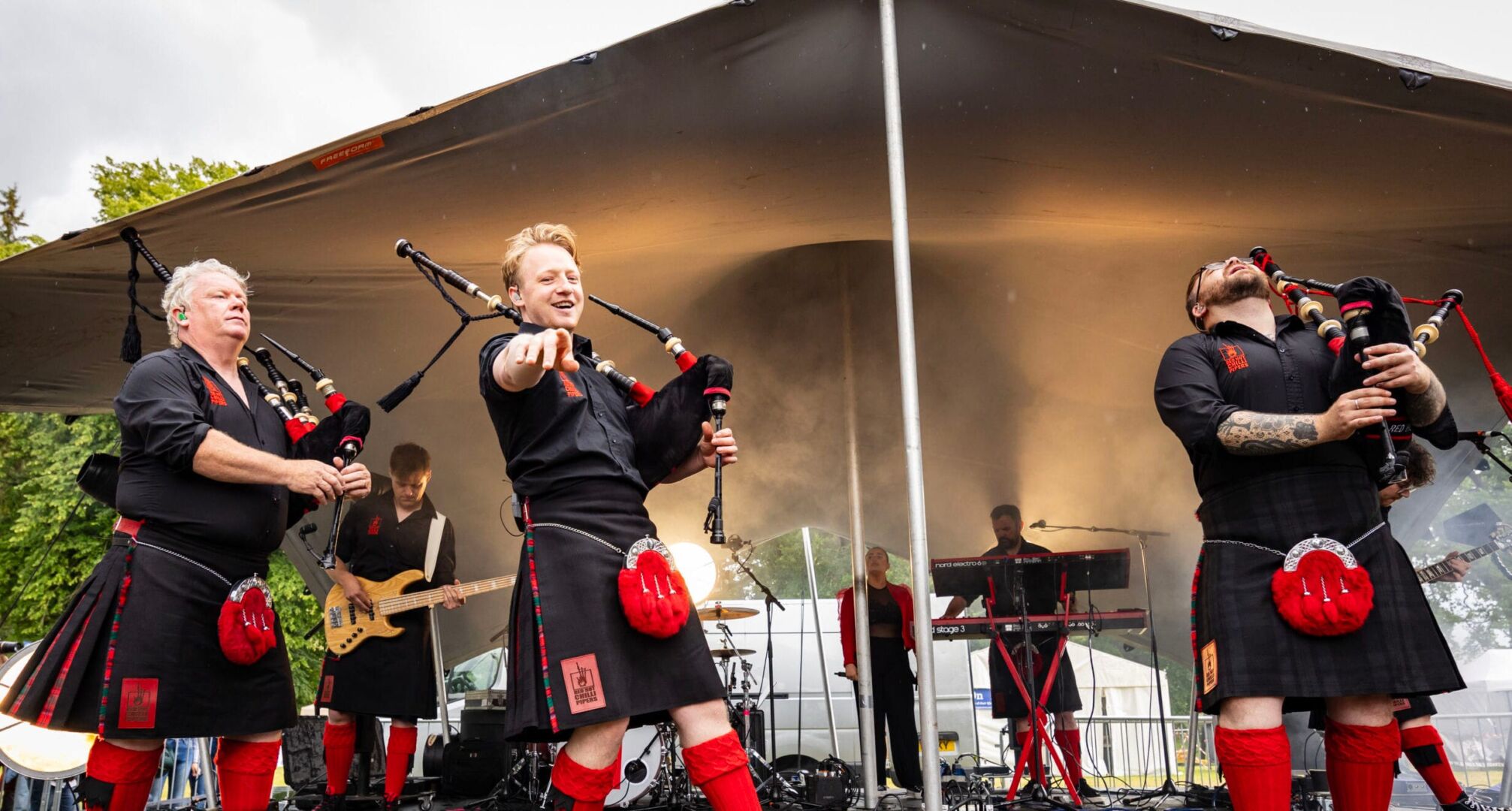Red Hot Chilli Pipers at Scottish Game Fair 2024